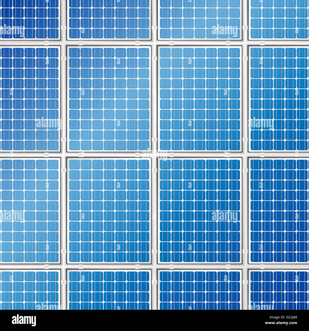 Blue solar panel detailed background. Vector illustration Stock Photo ...