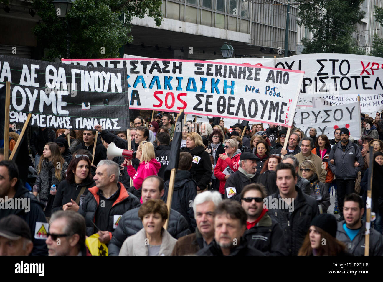 Mining protest hi-res stock photography and images - Alamy