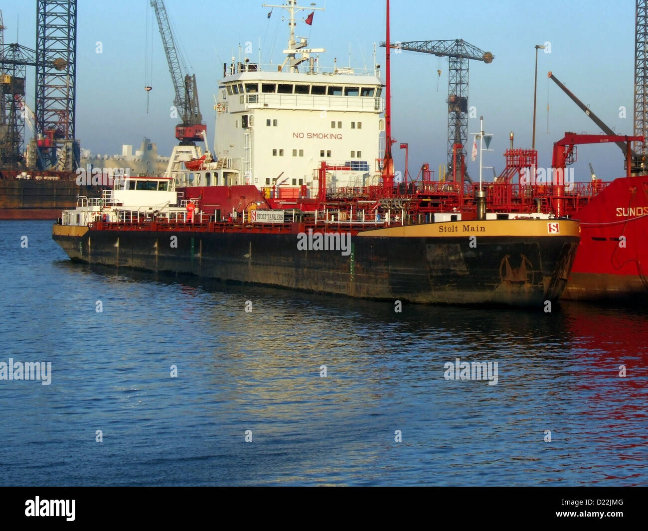 Stolt Main, Botlek harbour, Port of Rotterdam, Holland Stock Photo - Alamy