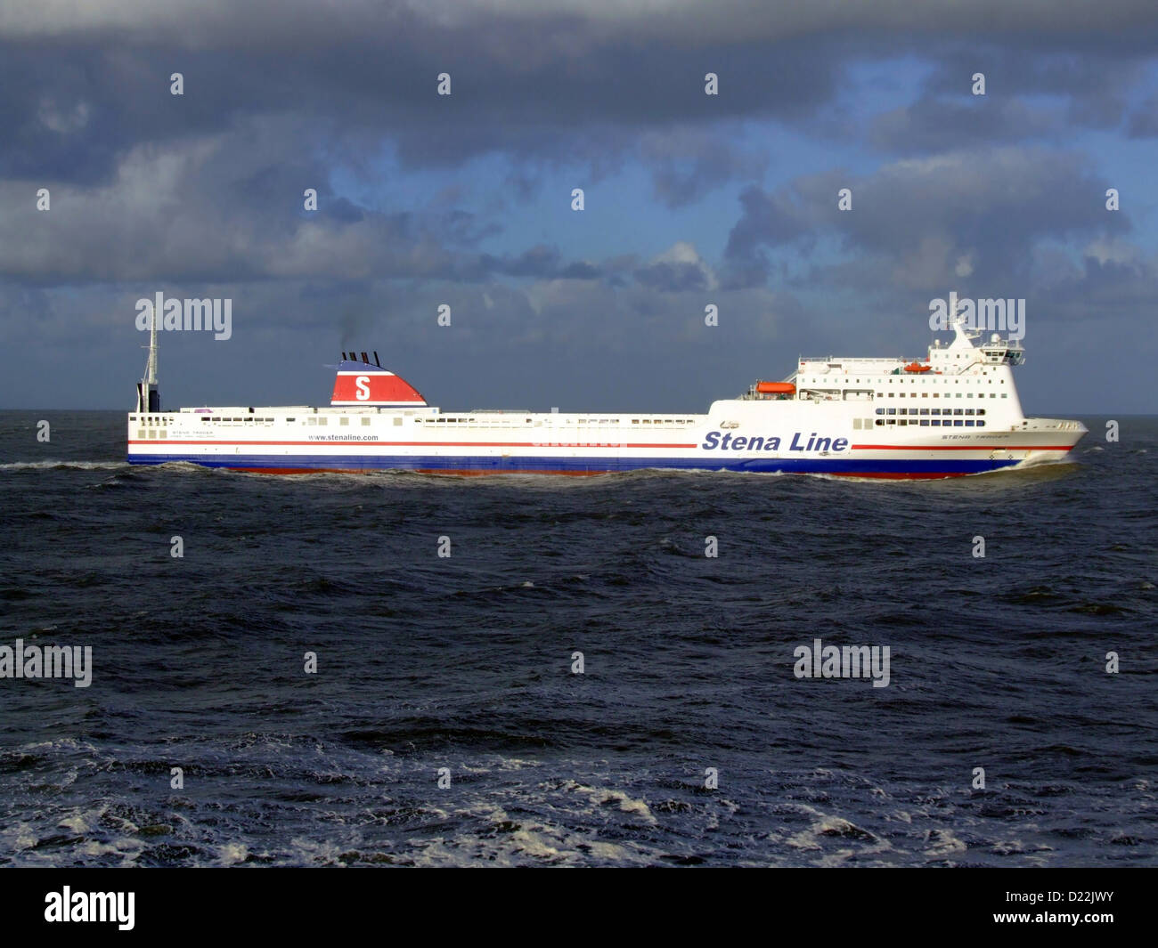 The Stena Trader is a commercial cargo ship used for transporting goods ...