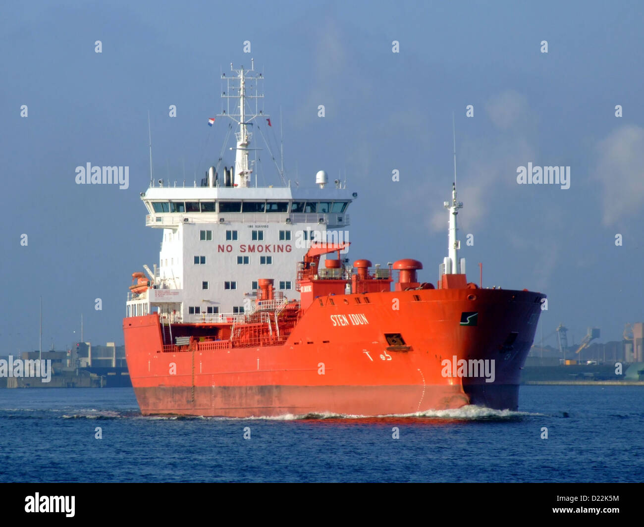 The Sten Idun is a cargo ship docked at the Port of Amsterdam in the Netherlands. The ship is ...