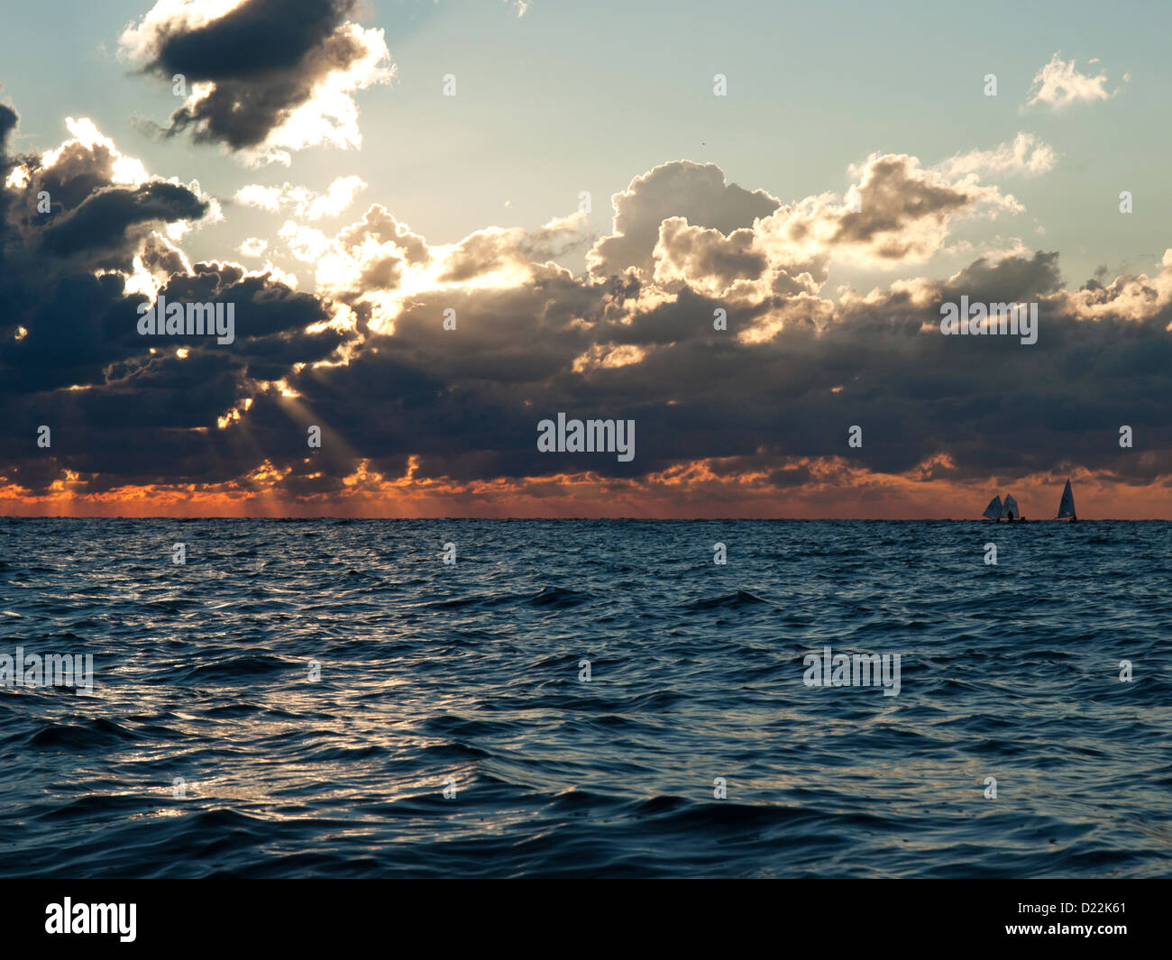 Reflections on sea surface hi-res stock photography and images - Alamy