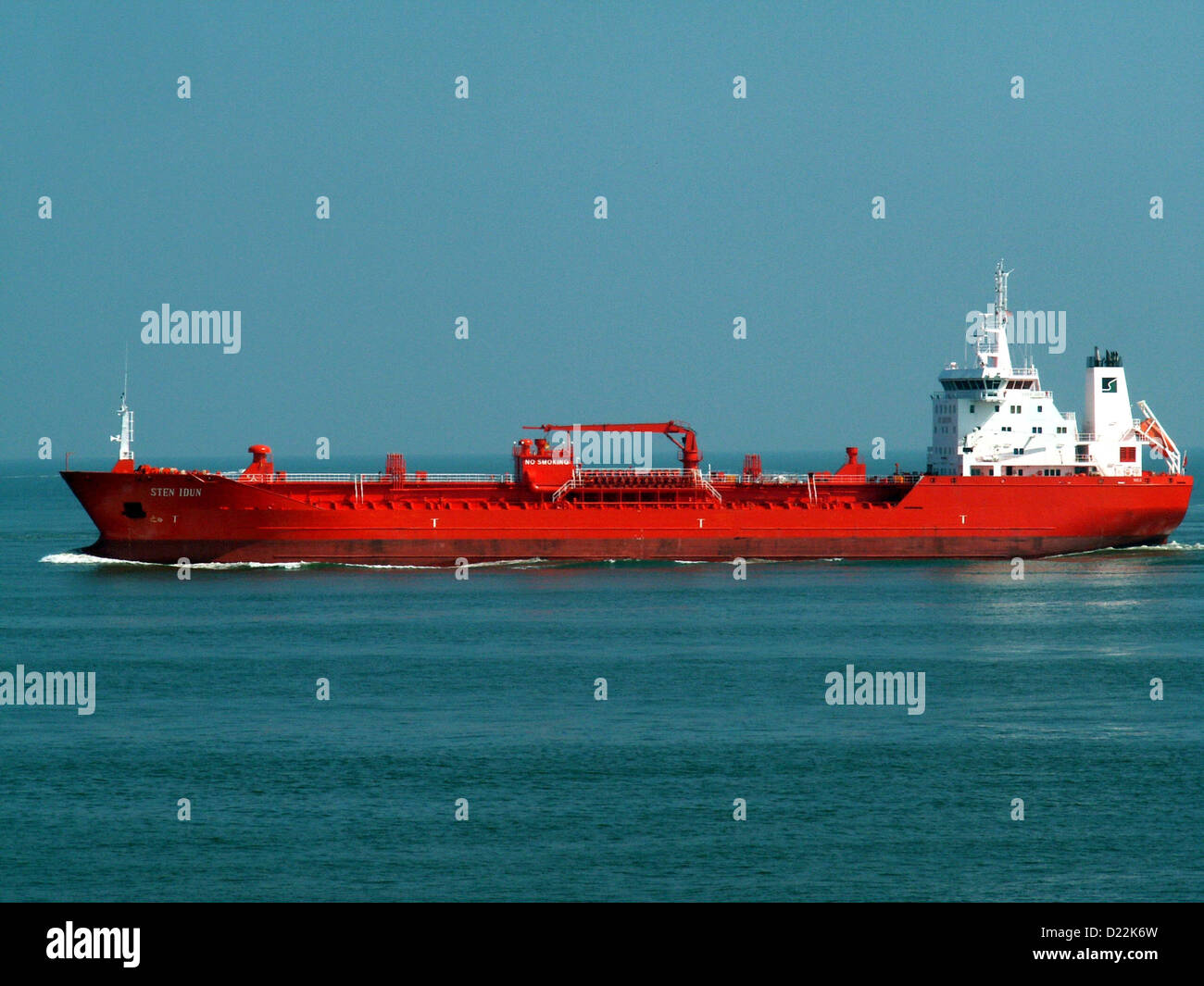 The Sten Idun, a vessel docked at the Port of Amsterdam, is involved in ...