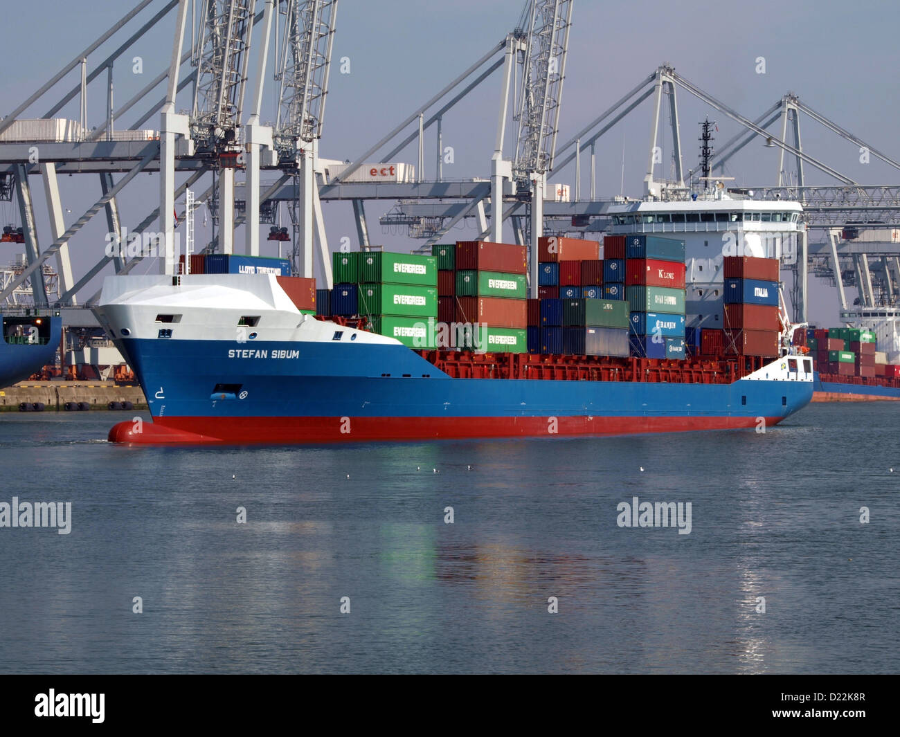 Shipyard Shipping Port Of Rotterdam High Resolution Stock Photography ...