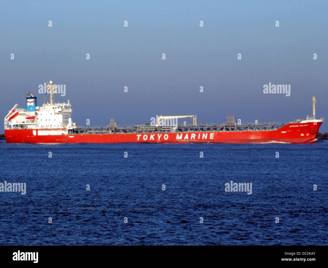 The Spruce Galaxy, another tanker ship, is nearing the Port of ...