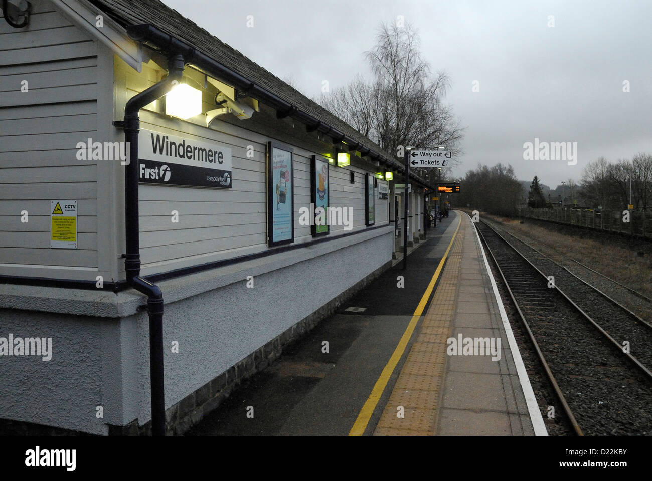 Windermere train station Stock Photo - Alamy