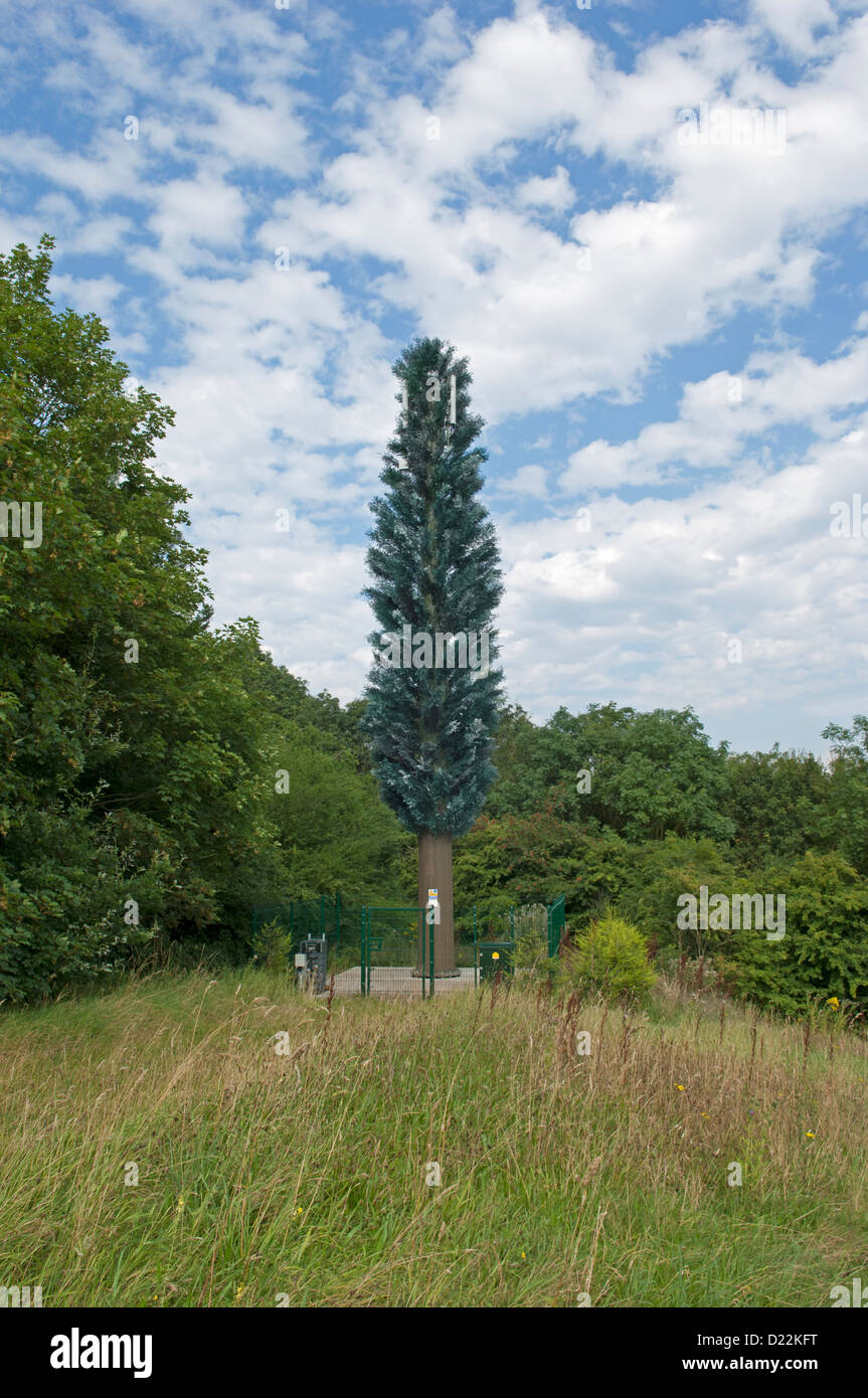 Mobile phone mast disguised as a tree hi-res stock photography and ...