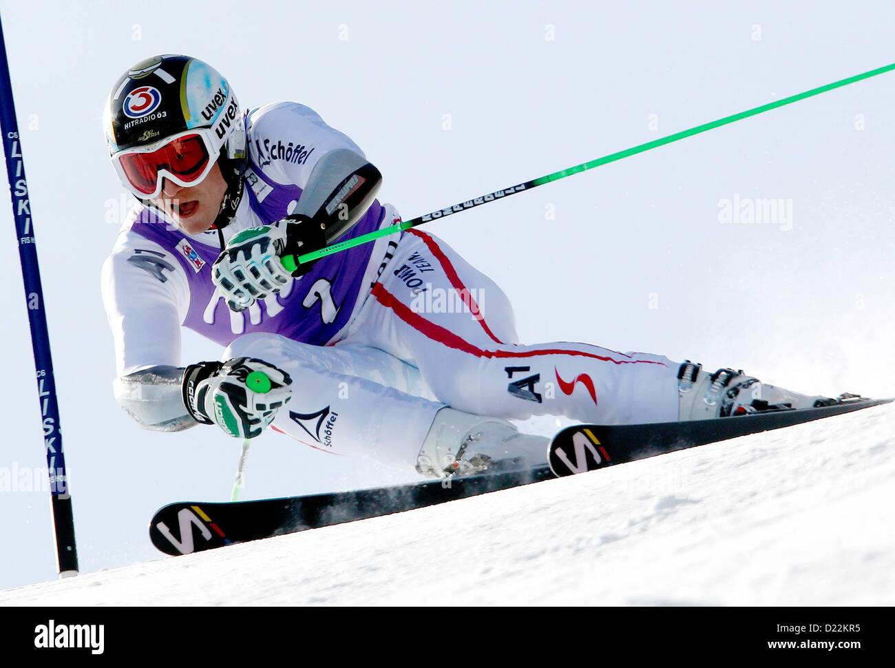 Adelboden Switzerland. 12th January 2013. Ski Alpine FIS World Cup for men Giant slalom Picture ...