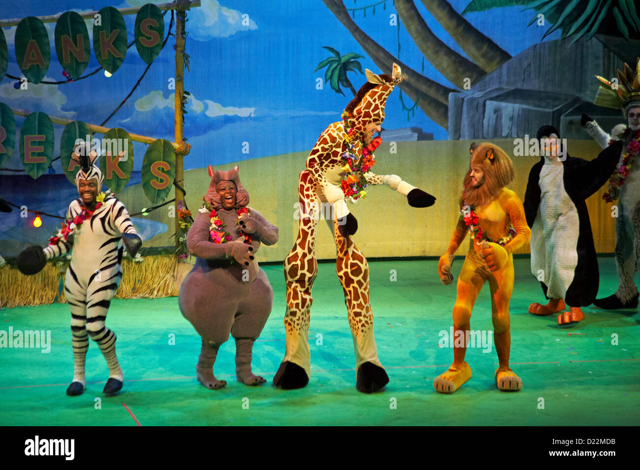MADAGASCAR LIVE Musical on tour at the BIC in Bournemouth, Dorset, UK ...