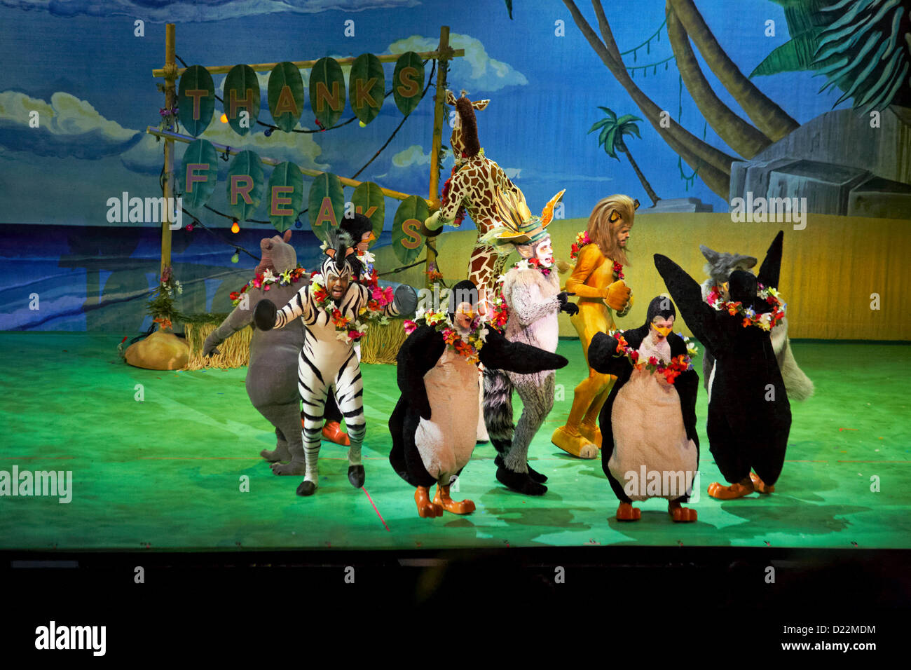 MADAGASCAR LIVE Musical on tour at the BIC in Bournemouth, Dorset, UK ...