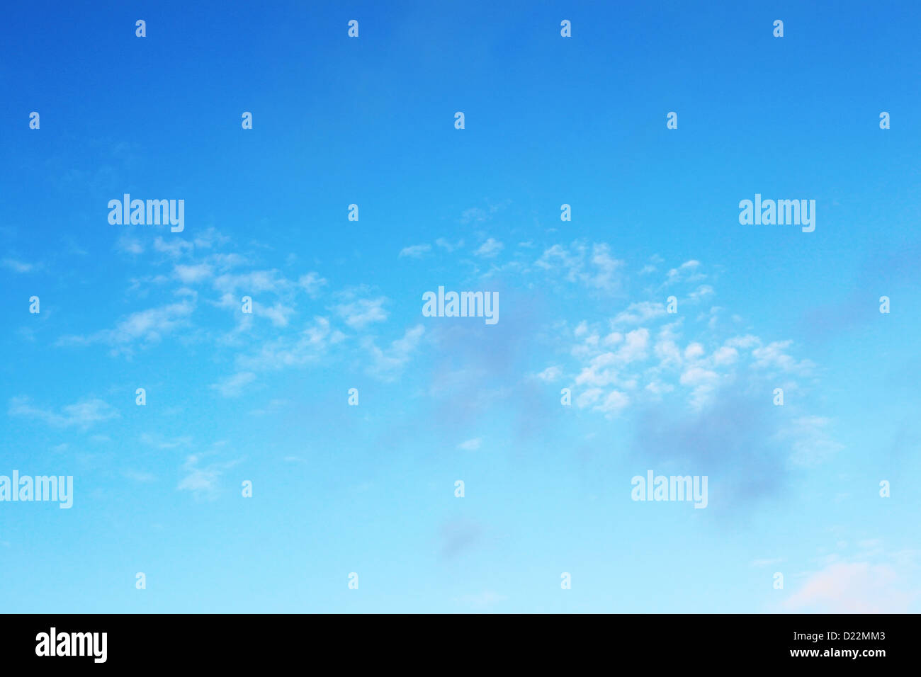 Sky with small clouds Stock Photo - Alamy