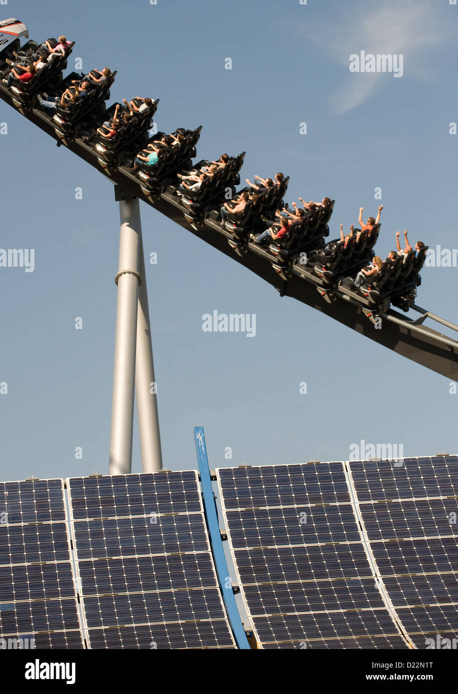 Rust, Germany, the Silver Star at Europa-Park Rust Stock Photo - Alamy