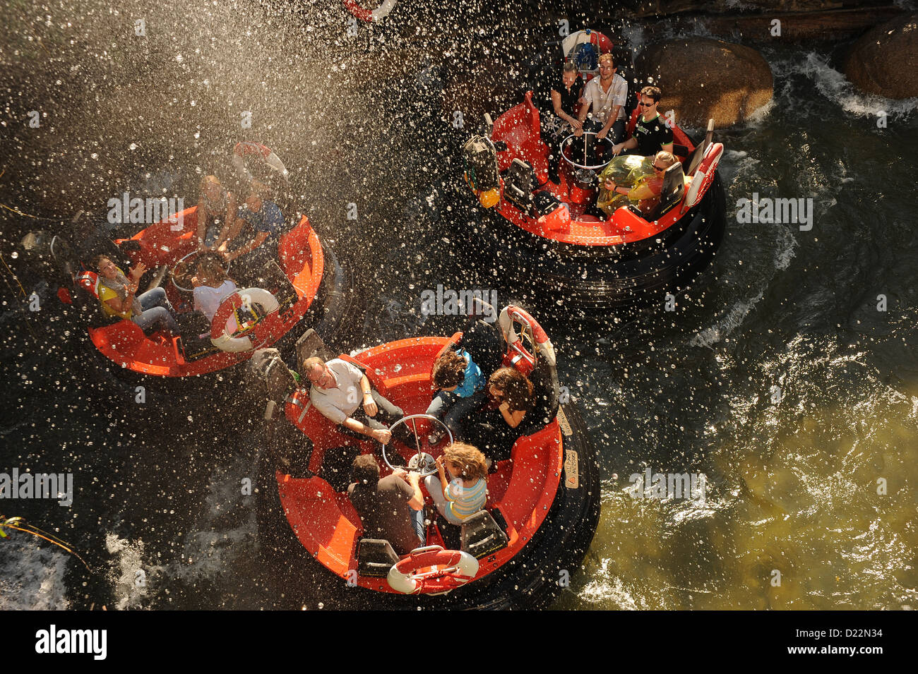 Rust, Germany, Fjord-Rafting in the Europa-Park Rust Stock Photo - Alamy