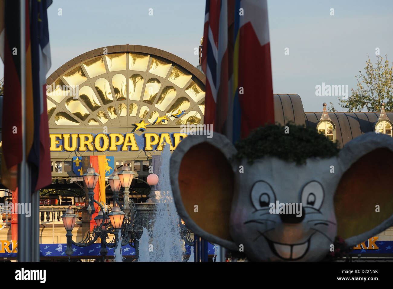 Rust, Germany, entrance to the Europa Park in Rust Stock Photo - Alamy