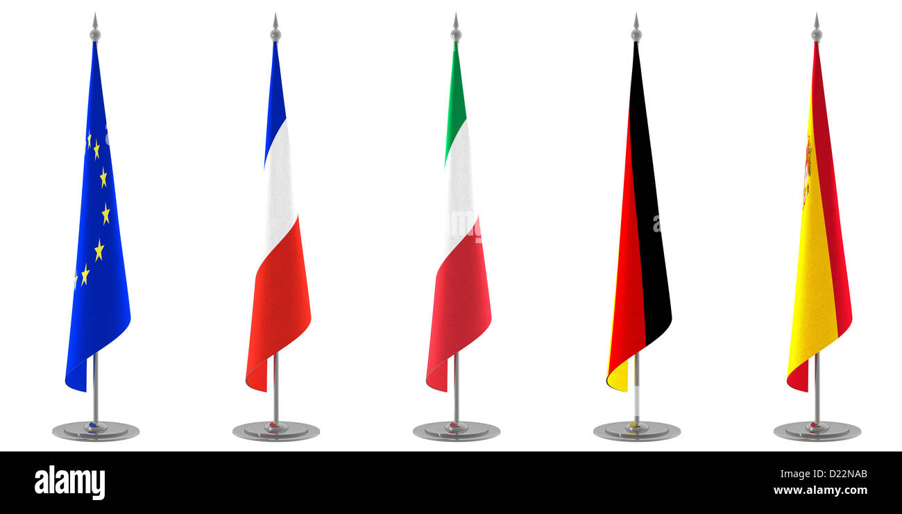 Round country flags europe hi-res stock photography and images - Alamy