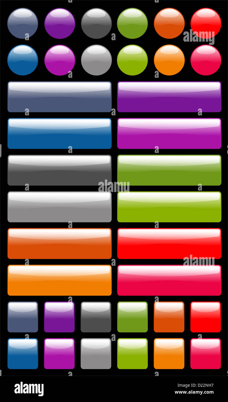 Web Buttons Photoshop