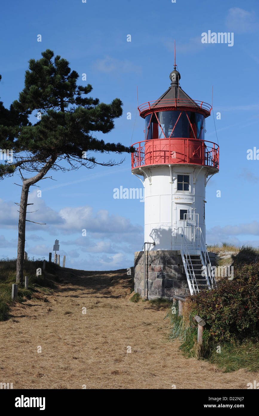 Neuendorf, Hiddensee, Germany, Beacon Gellen Stock Photo - Alamy