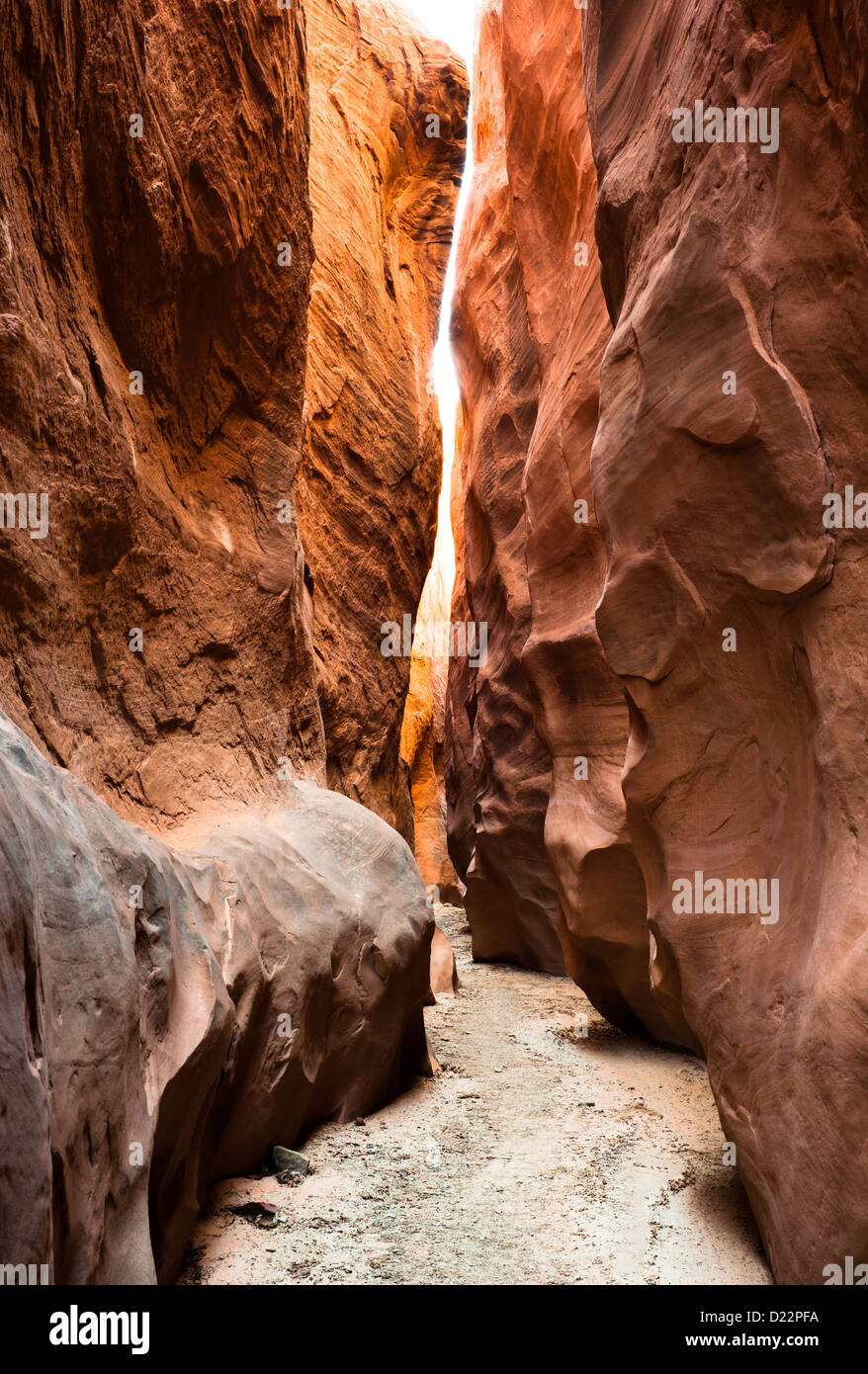 dry fork slot canyon, grand staircase national monument, escalante ...