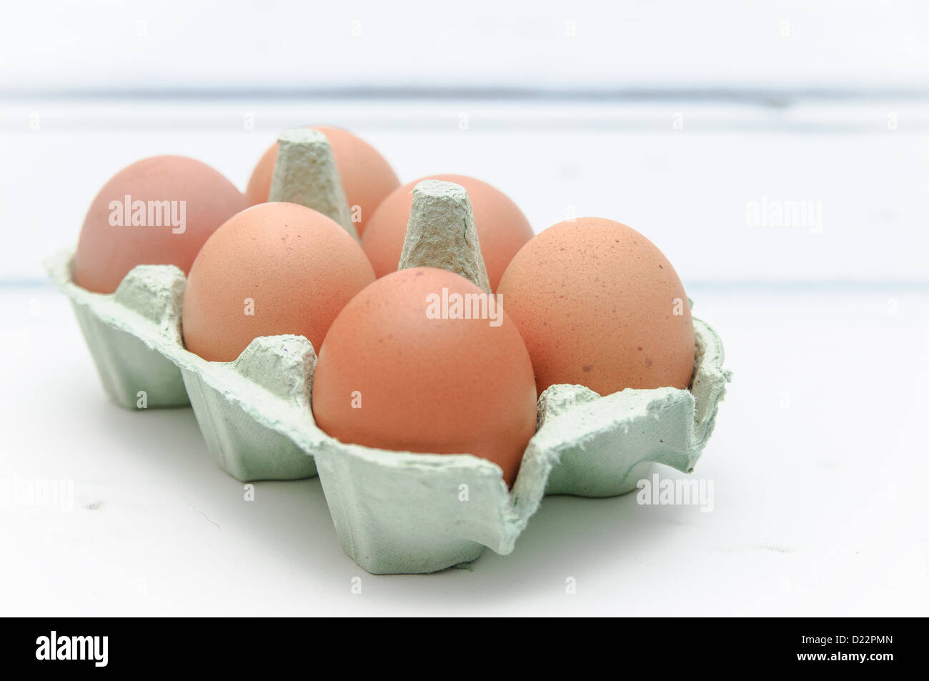 Six eggs green egg hi-res stock photography and images - Alamy