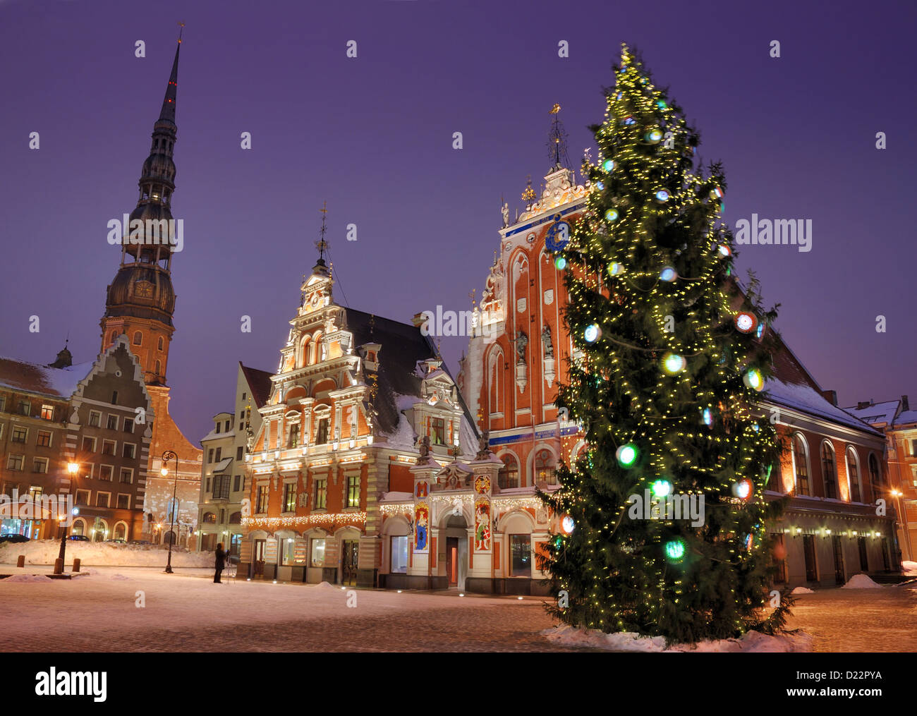 The Christmas on December, 24, 2012 in Riga, Latvia Stock Photo - Alamy