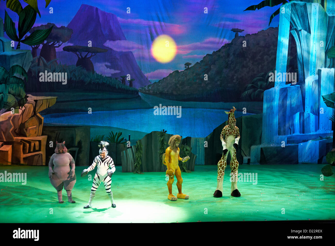 MADAGASCAR LIVE Musical on tour at the BIC in Bournemouth, Dorset, UK ...
