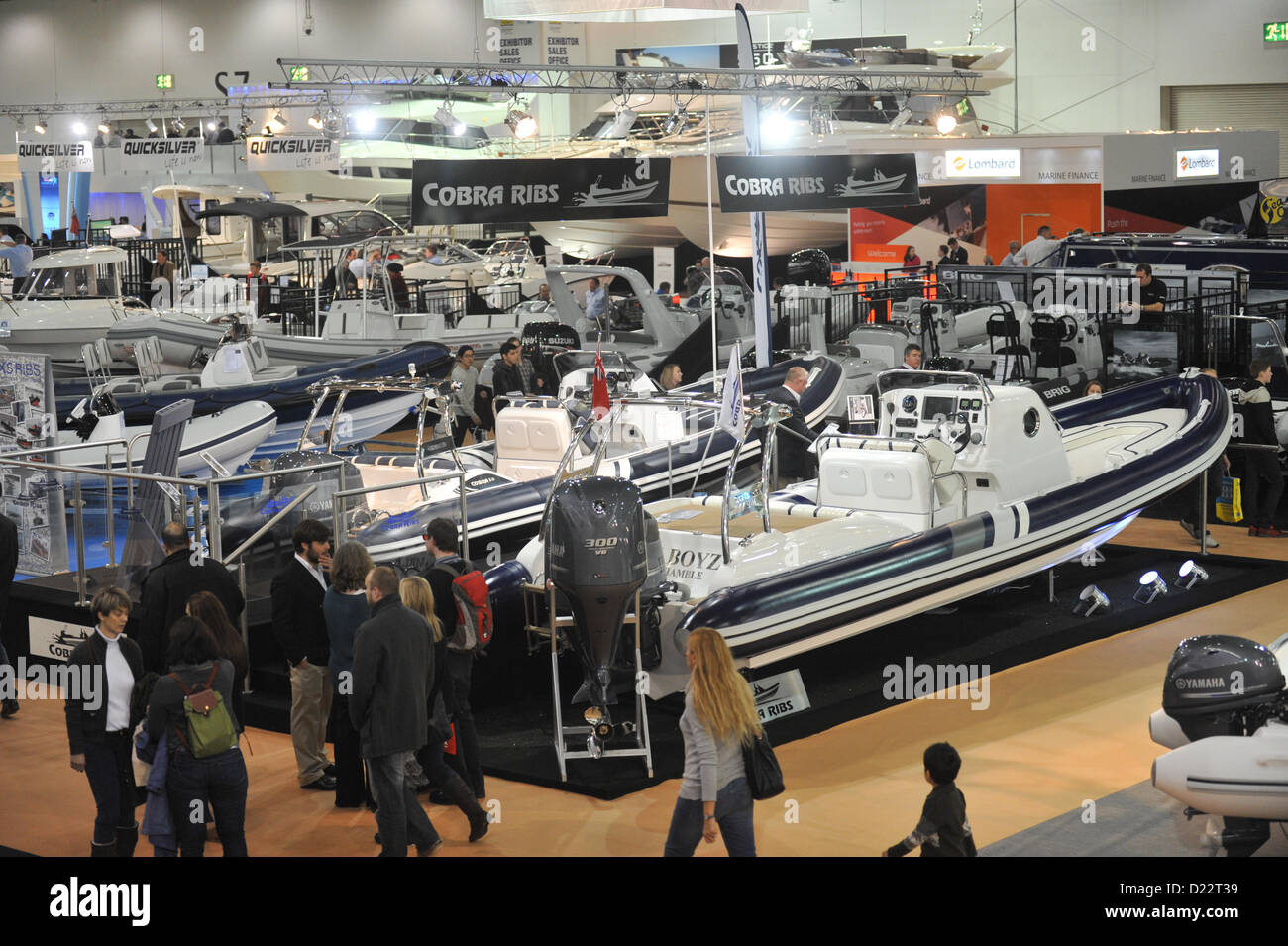 Excel, London, UK. 12th January 2013. The crowds fill Excel at the Boat ...