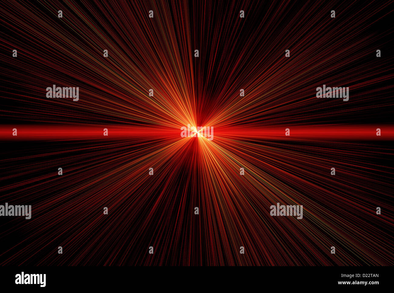 Red laser beams, rays of light Stock Photo - Alamy
