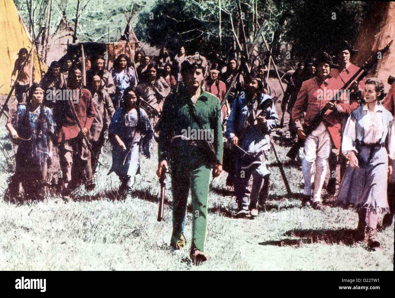 Sein Freund, Der Lederstrumpf Pathfinder, George Montgomery Waehrend ...