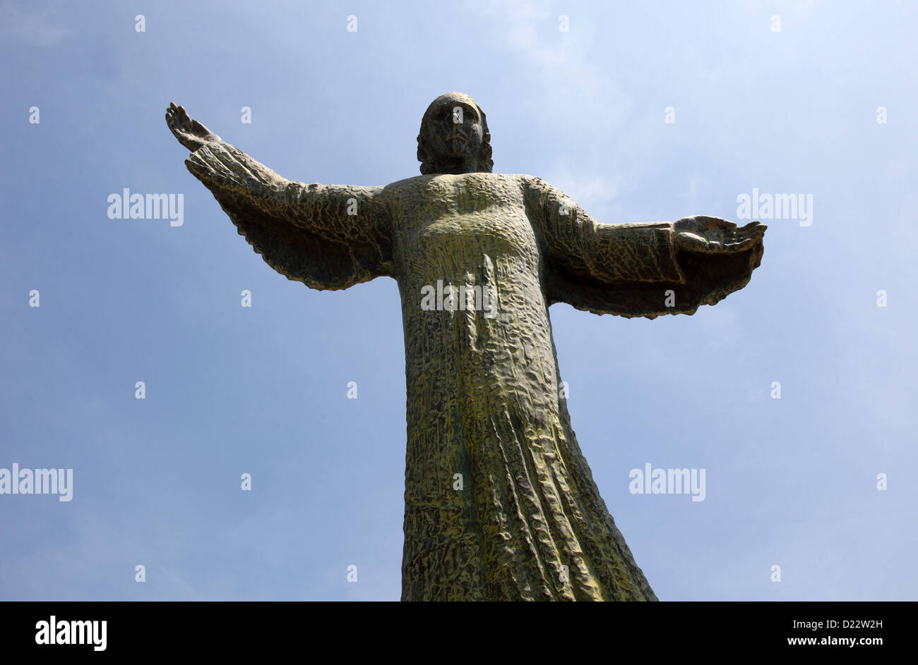 Statue of archangel Gabriel in Croatian shrine Vepric Stock Photo - Alamy