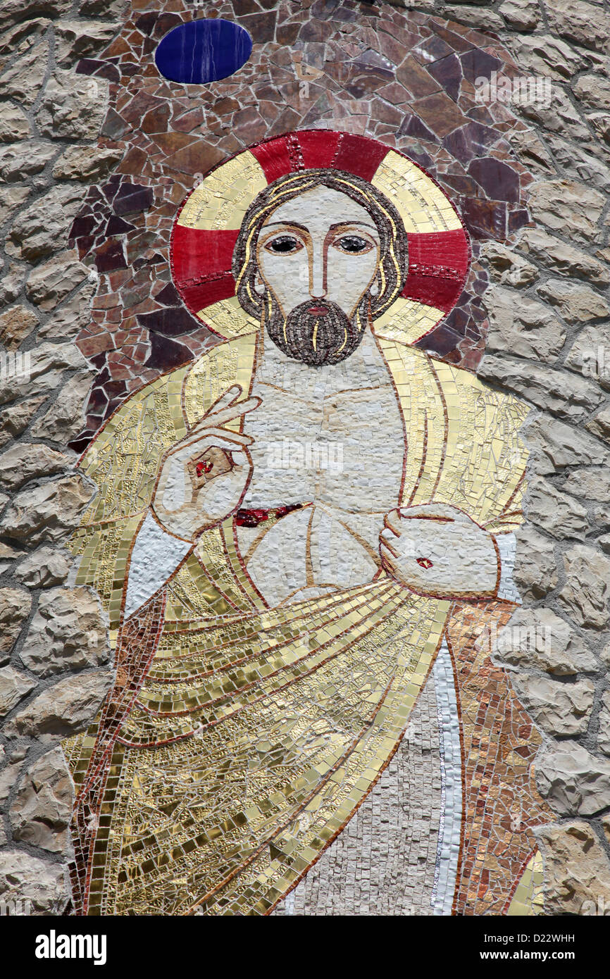 Jesus, the shrine of Our Lady of Lourdes in Vepric, Croatia Stock Photo ...