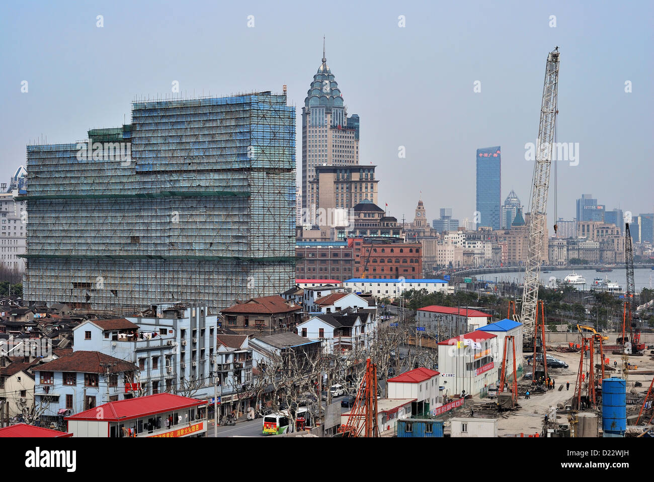 Construction site in shanghai hi-res stock photography and images - Alamy