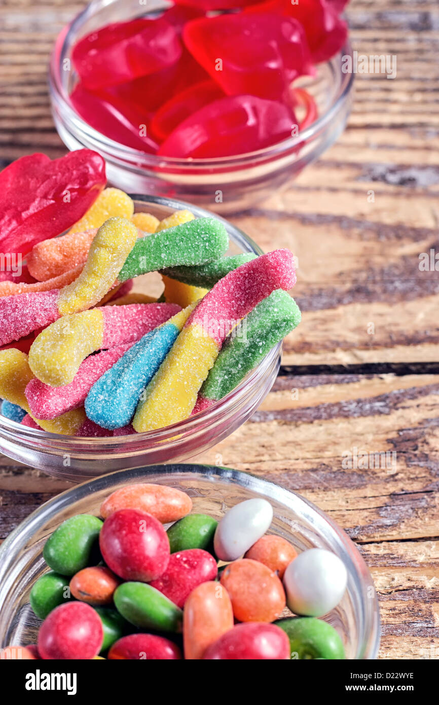A close up view of gum drops Stock Photo - Alamy
