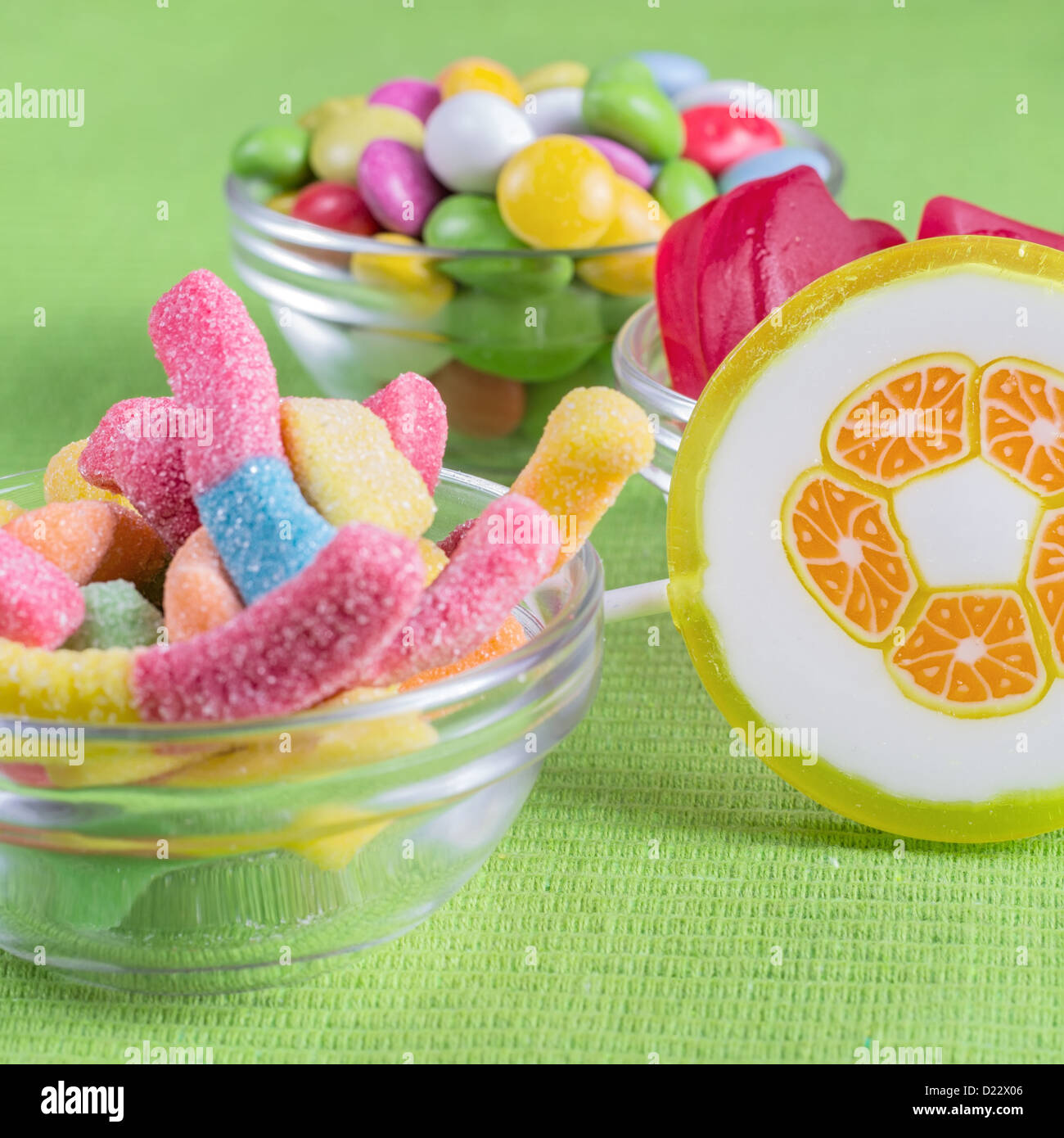 A close up view of gum drops Stock Photo - Alamy