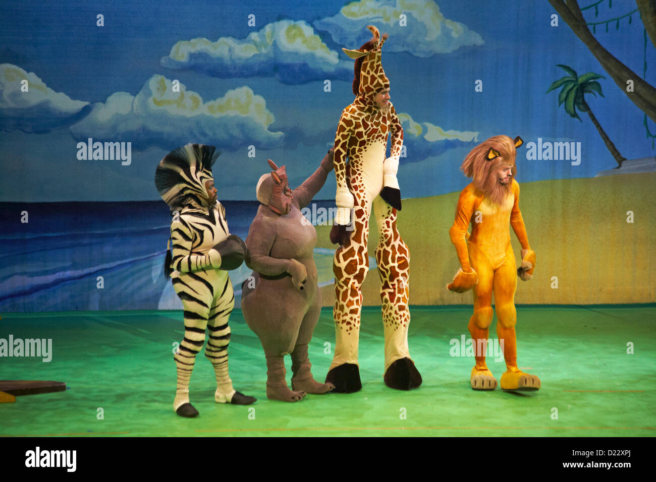 MADAGASCAR LIVE Musical on tour at the BIC in Bournemouth, Dorset, UK ...