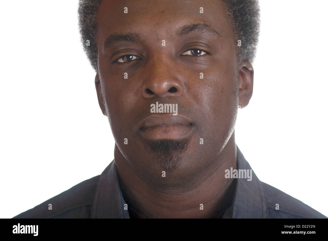 head shot of african american man Stock Photo - Alamy