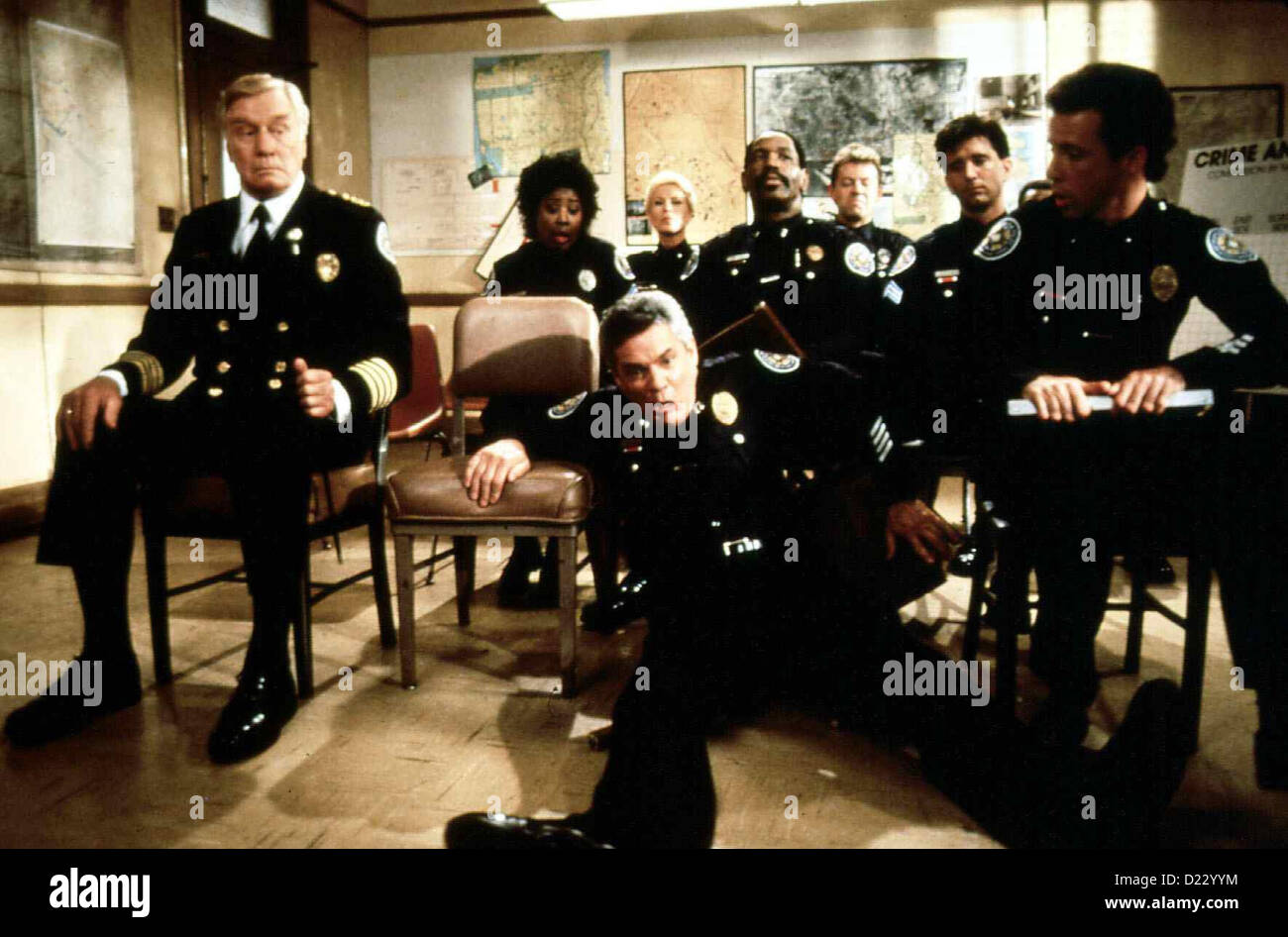 George gaynes police academy hi-res stock photography and images - Alamy