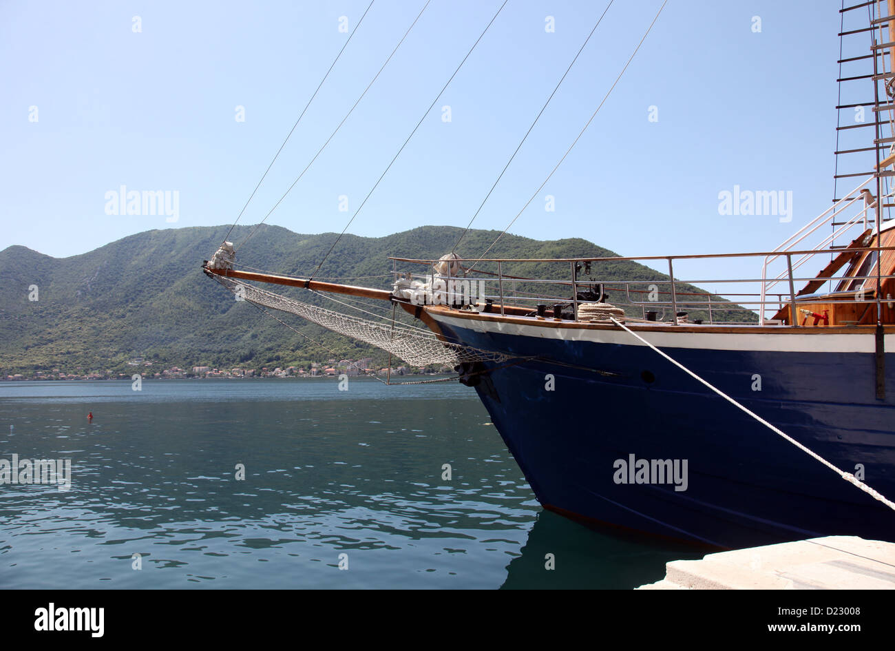 Sailing vessel at the dock Stock Photo - Alamy