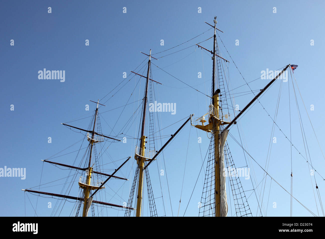 Sailing vessel at the dock Stock Photo - Alamy