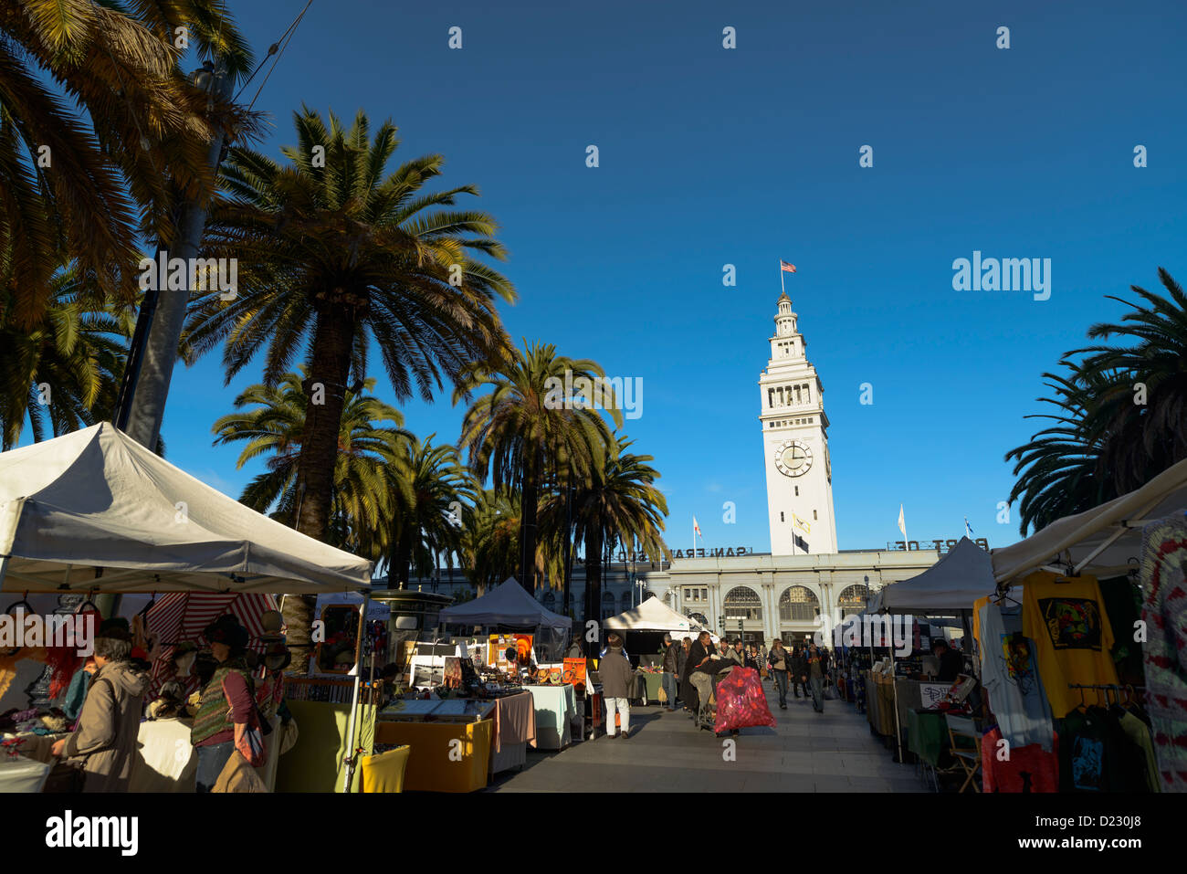 Embarcadero ferry plaza san francisco hi-res stock photography and ...