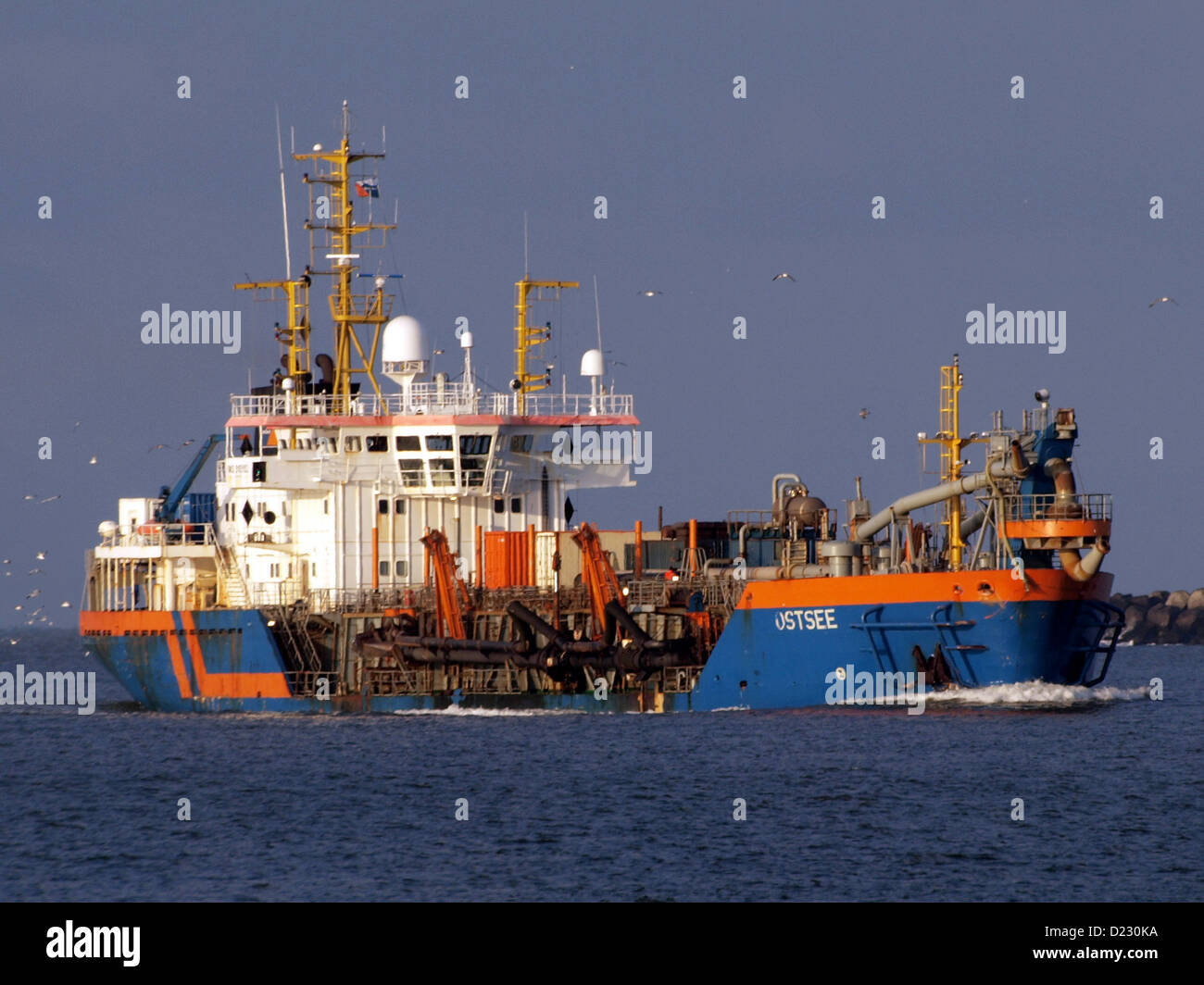 Clean shipping cargo vessel hi-res stock photography and images - Alamy