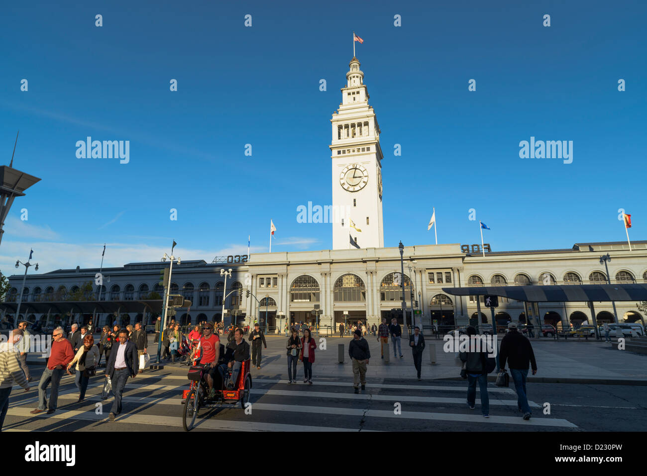Ferry Terminal Building at Embarcadero, San Francisco, California, USA ...