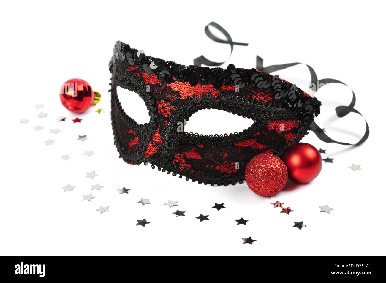 Red Masquerade Background