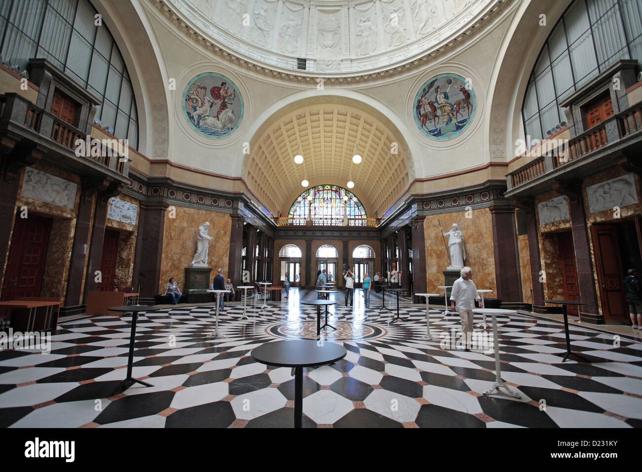 Wiesbaden, Germany, the foyer of the Kurhaus Stock Photo - Alamy