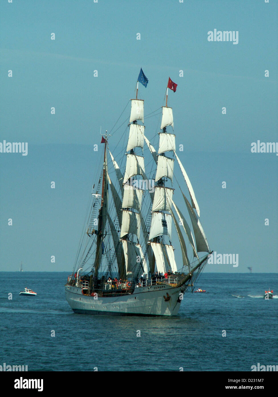 The Europa is a historic clipper ship known for its impressive sailing ...