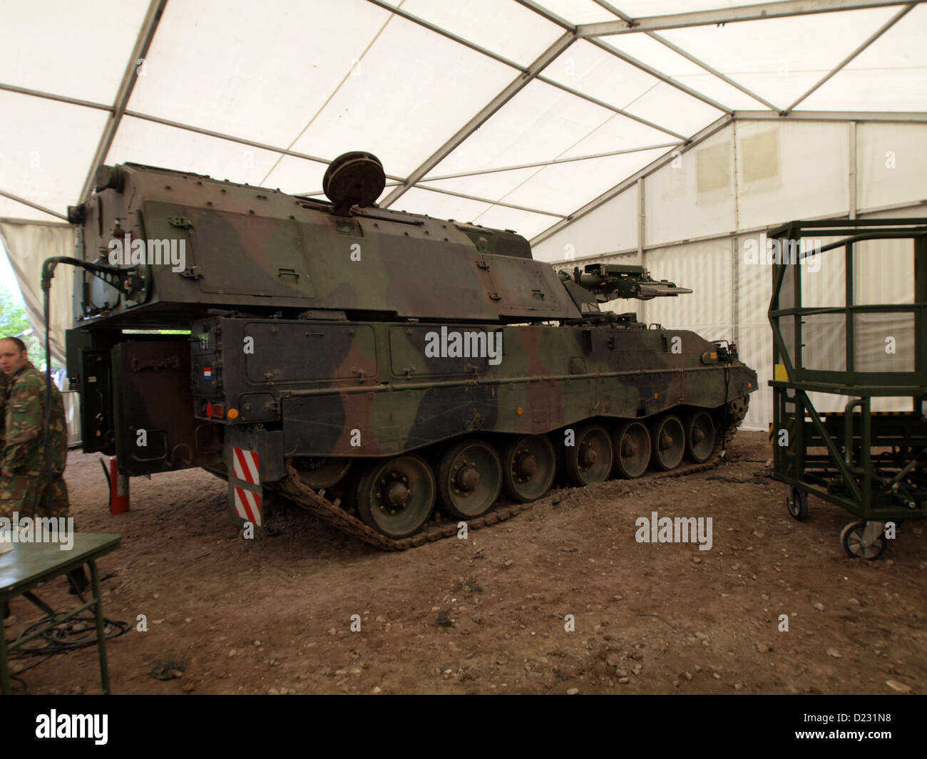 The Howitzer 2000NL (PzH2000) displayed at the Army Open Day 2012 in ...