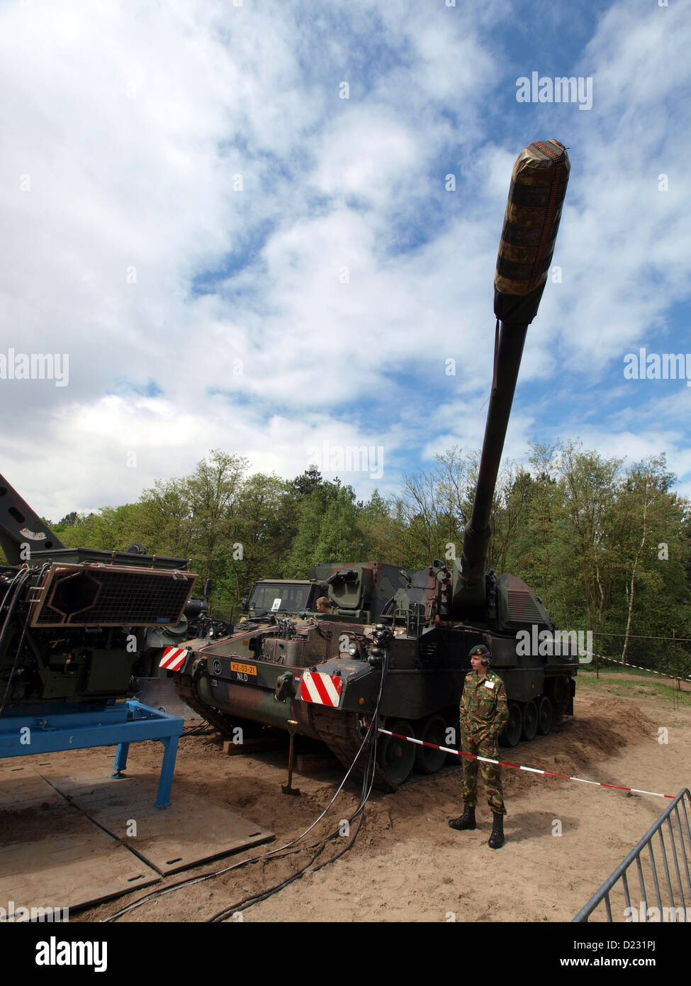 The Howitzer 2000NL (PzH2000), displayed during the Army Open Day in ...