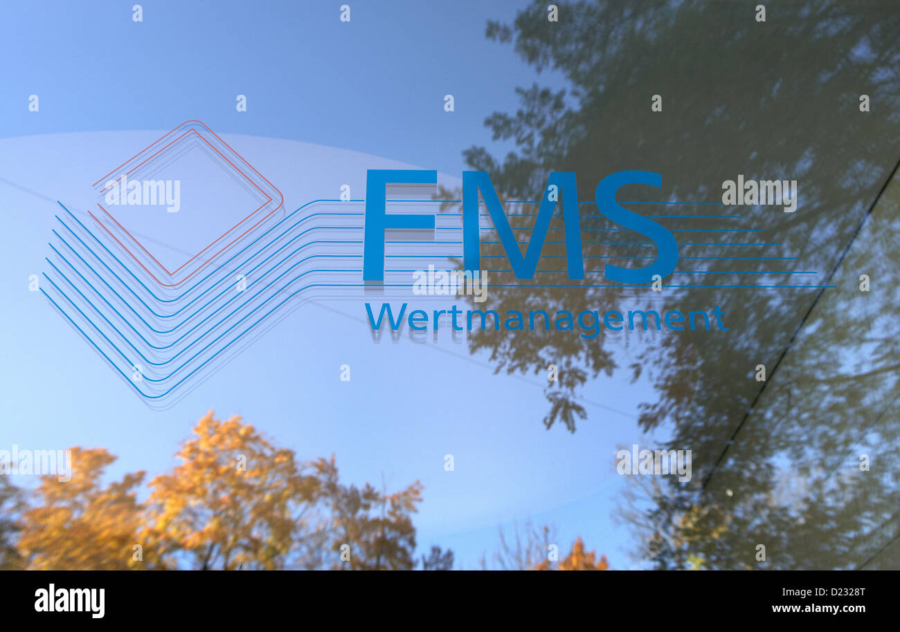 Munich, Germany, logo of FMS Wertmanagement Stock Photo - Alamy