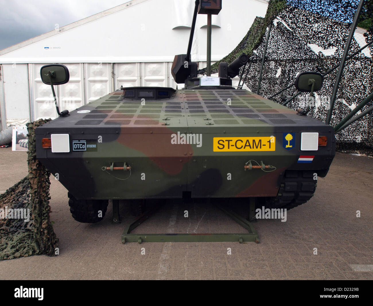 The Army Open Day 2012 in Oirschot, Netherlands, displayed military ...