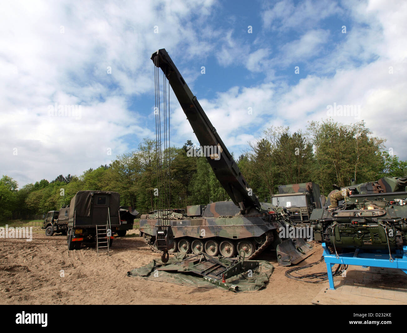 Mechanized recovery vehicle hi-res stock photography and images - Alamy