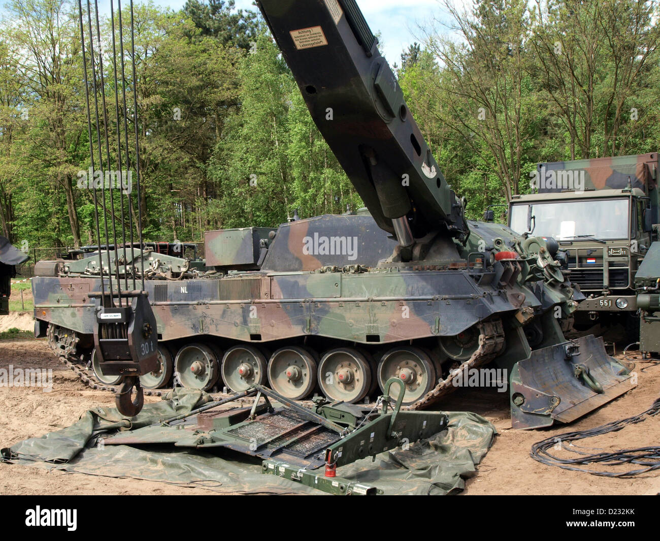 Dutch armored recovery vehicle hi-res stock photography and images - Alamy